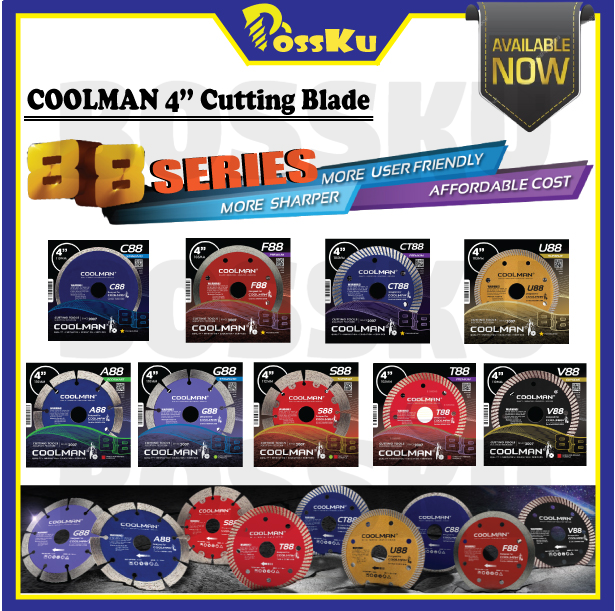 COOLMAN 88 SERIES 4'' Segmented / Continuous Turbo Rim / Thin Turbo Rim ...