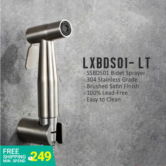 304 Stainless Steel High Pressure Bidet Set US Standard Toilet Flushing ...