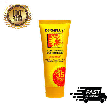 DERMPLUS Moisturizing Sunscreen SPF35 Scented 100ml | Lazada PH