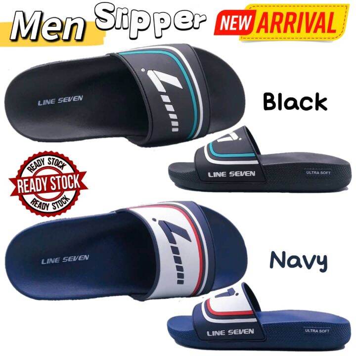 [LINE SEVEN] LINE7 E-5003 SLIPPER/FLIP FLOP/FASHION SLIPPER/MEN SLIPPER ...