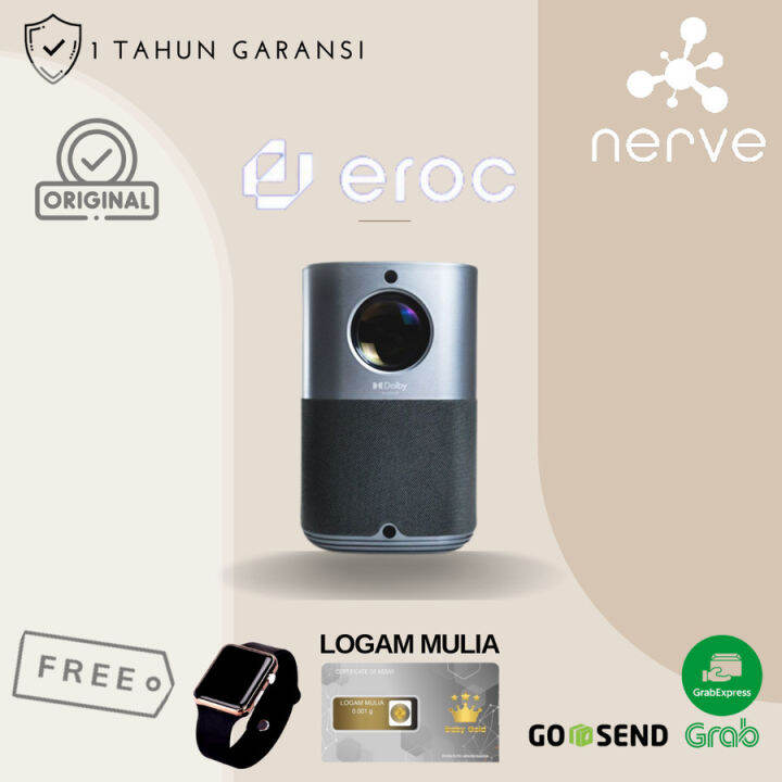 EROC Android Smart Home Proyektor Dolby FHD - LED MAX Projector | Lazada Indonesia