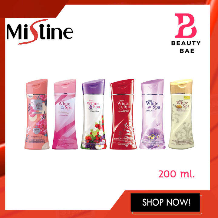 Mistine White Spa โลชั่น มิสทีน มิสทีนไวท์สปา มิสทีน บอดี้ โลชั่น 200 มล. | Lazada.co.th