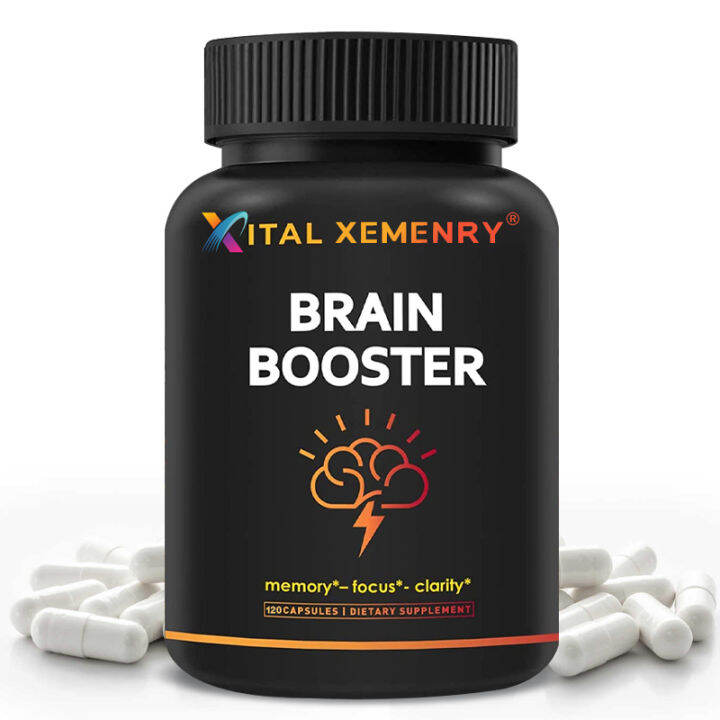 Brain Booster Ginkgo Biloba, Dimethylethanolamine, IQ Neuro Energy ...