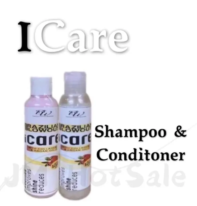 (2in1) Original ICare Brazilian Blowout Shampoo and Conditioner with ...
