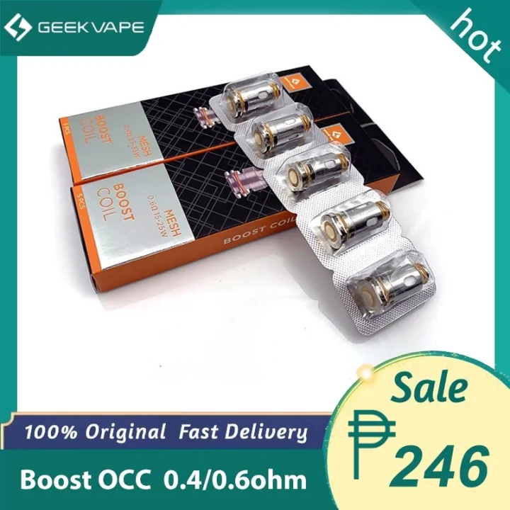 Geekvape Aegis Boost Occ Aegis Boost Cartridge Replacement Coils 0.4/0 ...