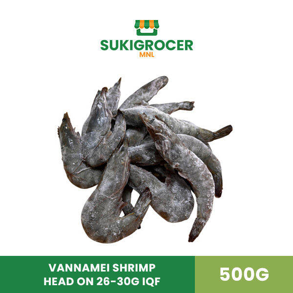 Vannamei Shrimp Head On 26-30G IQF 500g | Lazada PH