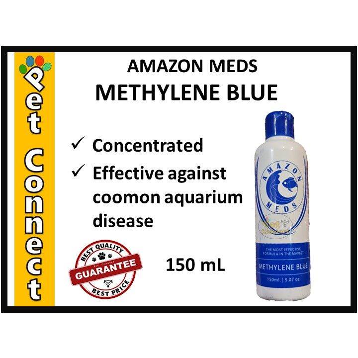 Amazon Meds METHYLENE BLUE 150mL for Fish Aquarium | Lazada PH