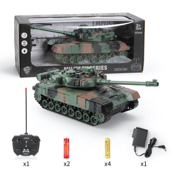 2.4G RC Toys Army Tank Battle Military Remote Control War Tank Toy with ...