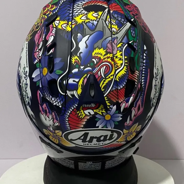 Ms motorcycle helmet arai dragon full face forward four seasons male ...