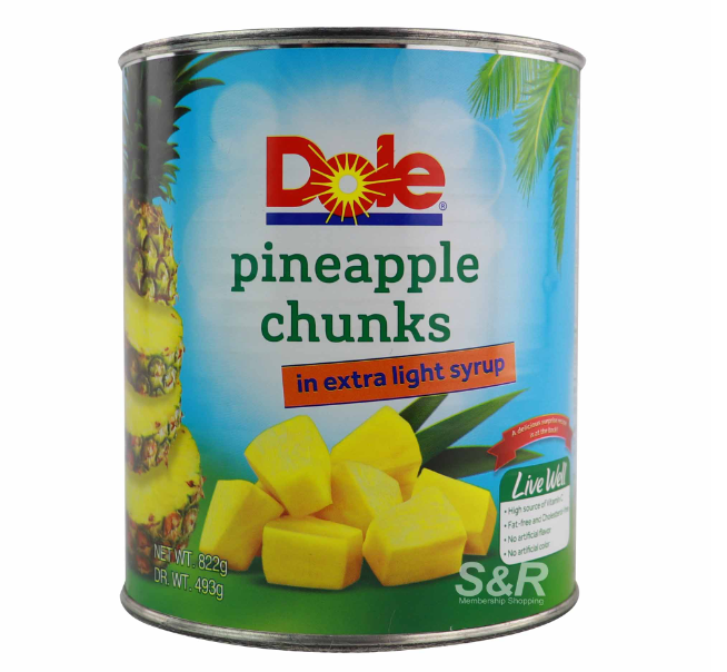 Dole Pineapple Chunks in Extra Light Syrup 822g | Lazada PH
