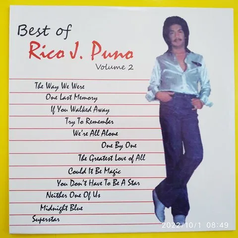 Rico J Puno Best of Vol.2 OPM (This is Original pressing from late 70s ...