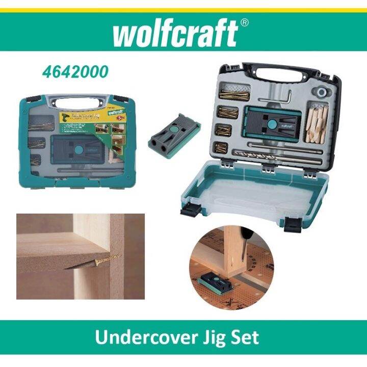 Wolfcraft Undercover Hole Jig Set | Lazada