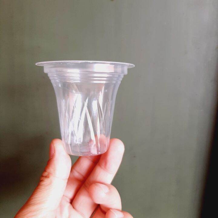 Gelas cup plastik / Cup ulir 130 ml | Lazada Indonesia