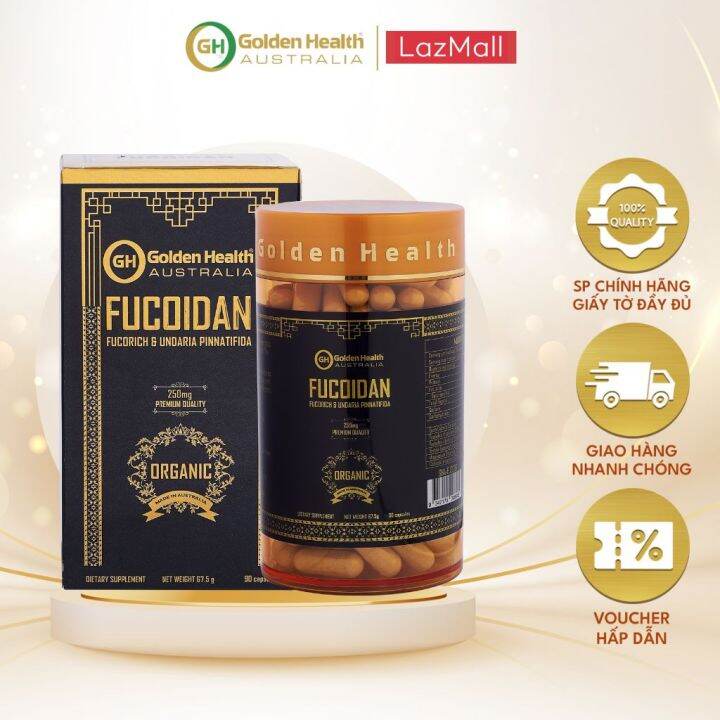 Viên uống Golden Health Fucoidan - Fucorich & Undaria Pinnatifida ...