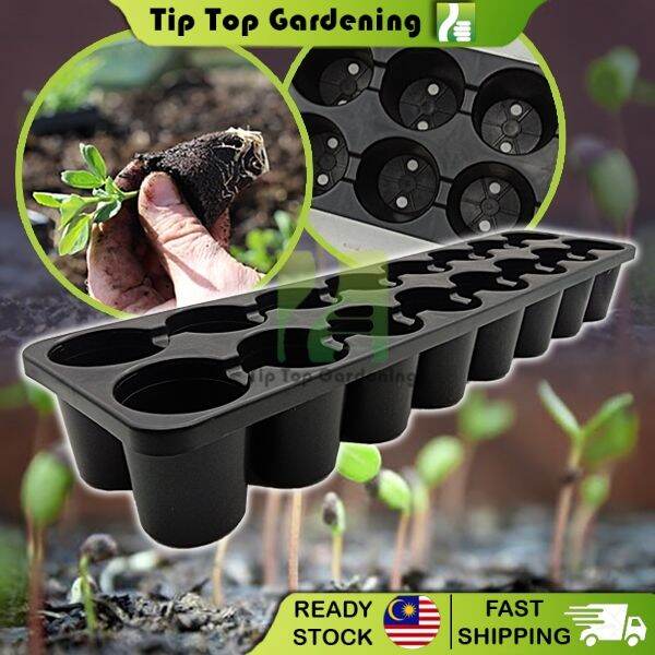 16 Holes Seedling Starter Tray Seed Germination Plant Propagation Tray ...