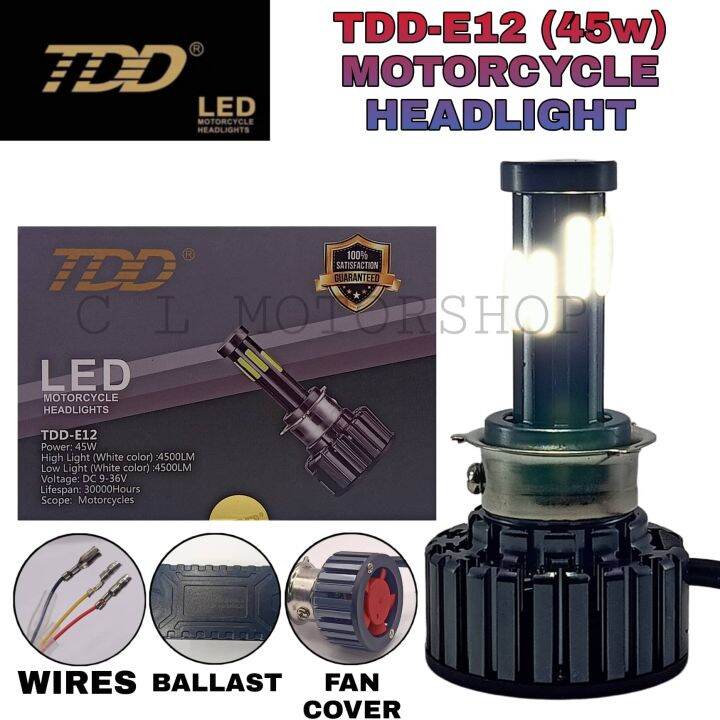 TDD 8LED ALL WHITE 45WATTS | Lazada PH