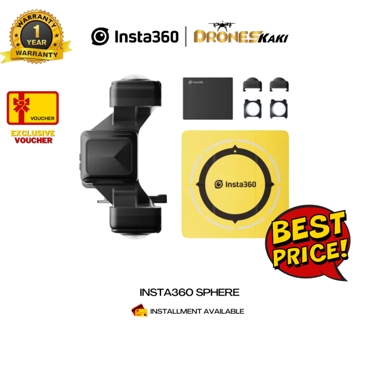 Insta360 Sphere | Invisible Drone 360 Camera | Lazada