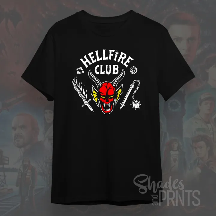 Hellfire Club Logo Stranger Things Netflix Shirt Customized Unisex Wear ...
