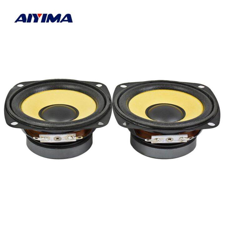 AIYIMA 2Pcs 3 Inch Audio Full Range Speaker 4 Ohm 10 W Multimedia Loudspeaker DIY Sound ...