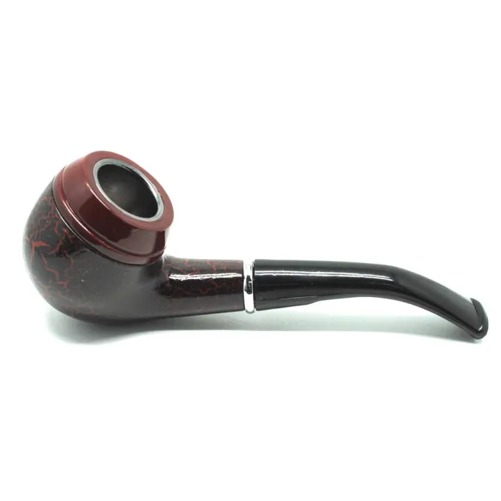 Classic Smoking Pipes / Pipa rokok Motif Kayu -CH-5581- / Cangklong ...
