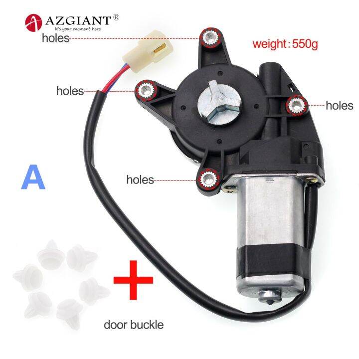 AZGIANT 12V/24V 4 lubang Y mobil listrik pengangkat jendela Motor Power ...