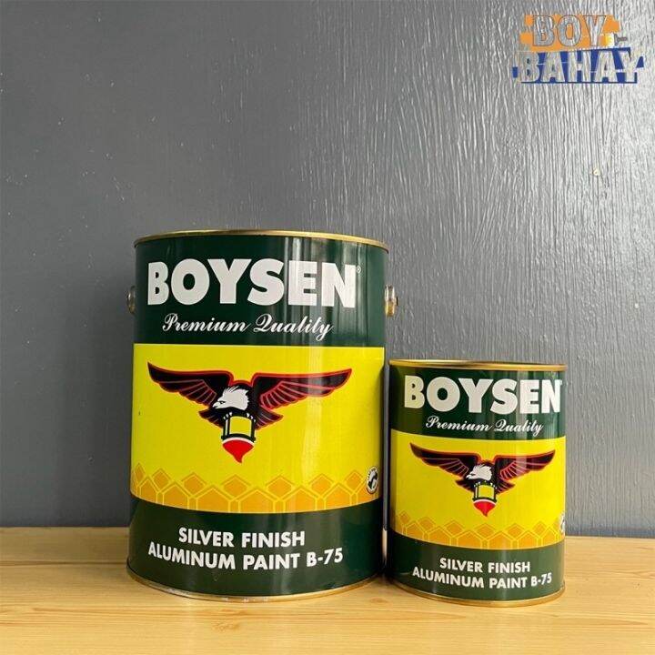 Boysen Silver Finish Aluminum Paint B75 Liter Size | Lazada PH