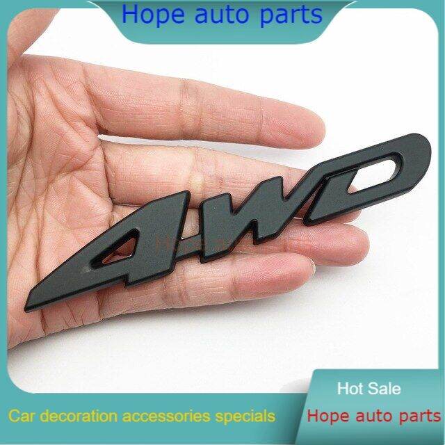 New upgrade Car styling 3D Metal Sticker 4WD Emblem 4X4 Badge Decal for ...