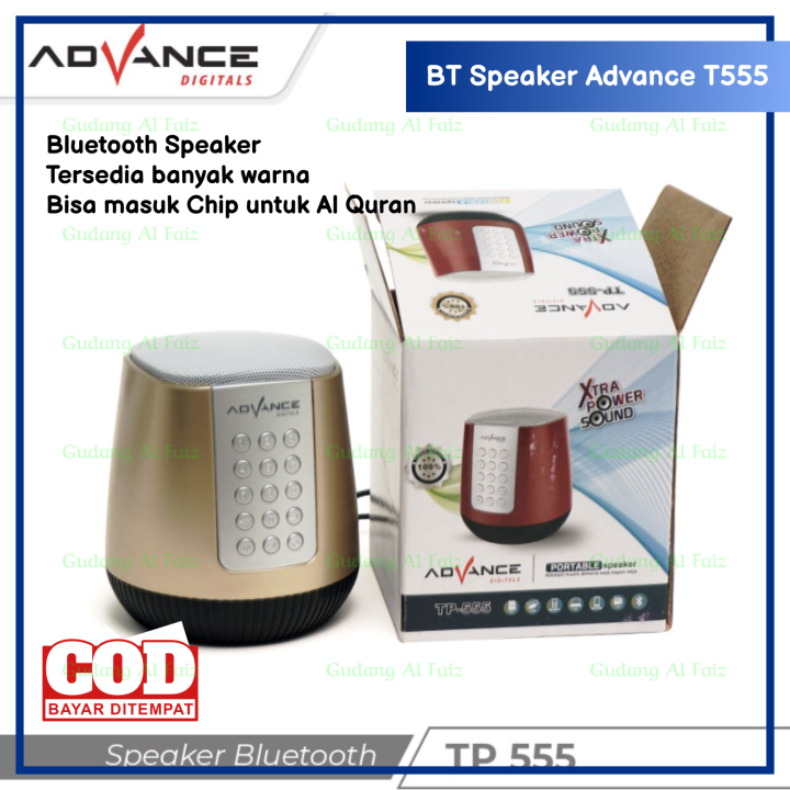 [GAF] Bluetooth Speaker Salon Advance TP 555 bisa SD Card, Radio, USB, AUX Speker | Lazada Indonesia