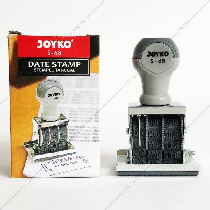 Stempel LUNAS + Tanggal Date Stamp Joyko S-68 | Lazada Indonesia