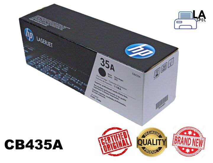 HP 35A CB435A Original Black LaserJet Toner Cartridge for HP LaserJet ...