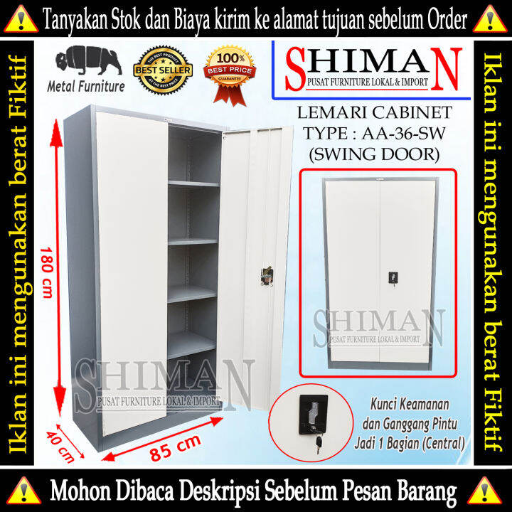 Lemari Arsip Filing Cabinet Besi AA 36 SW BUFALO | Lazada Indonesia