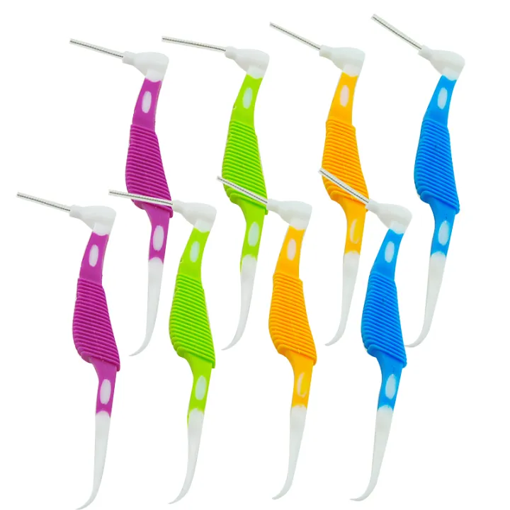 carejoy 8 Pieces Dental Oral Care Interdental Floss Brush Tooth Pick 0 ...