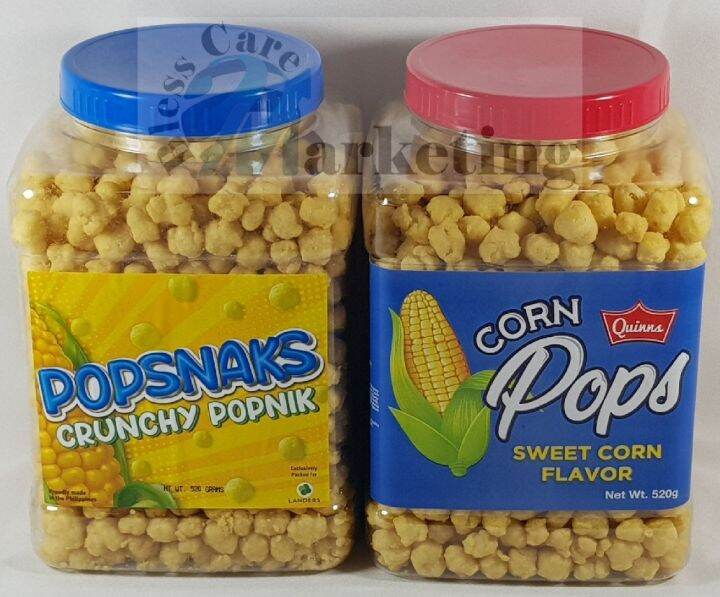 AUTHENTIC QUINNS CORN POPS SWEET CORN FLAVOR AND POPSNACKS CRUNCHY ...