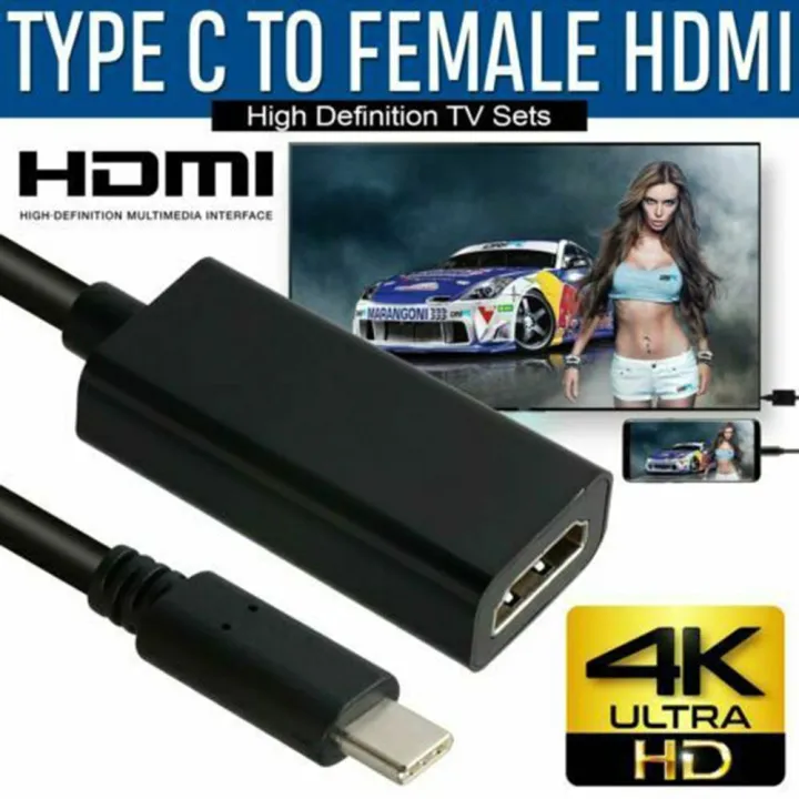 LONGB คุณภาพสูง4K Adapter สาย Plug And Play สำหรับโทรศัพท์โน้ตบุ๊ค4K HD ...