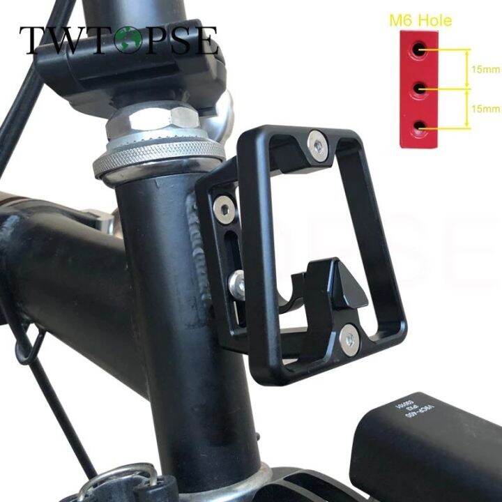 TWTOPSE Bicycle Bike Front Carrier Block Folding Bike 2 3 Holes For Brompton 3SIXTY PIKES CAMP ...
