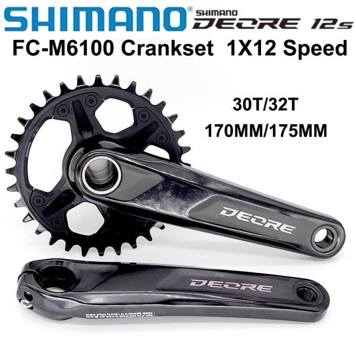 Shimano Deore Crankset FC-M6100 32 Teeth 175mm Arm Length | Lazada PH