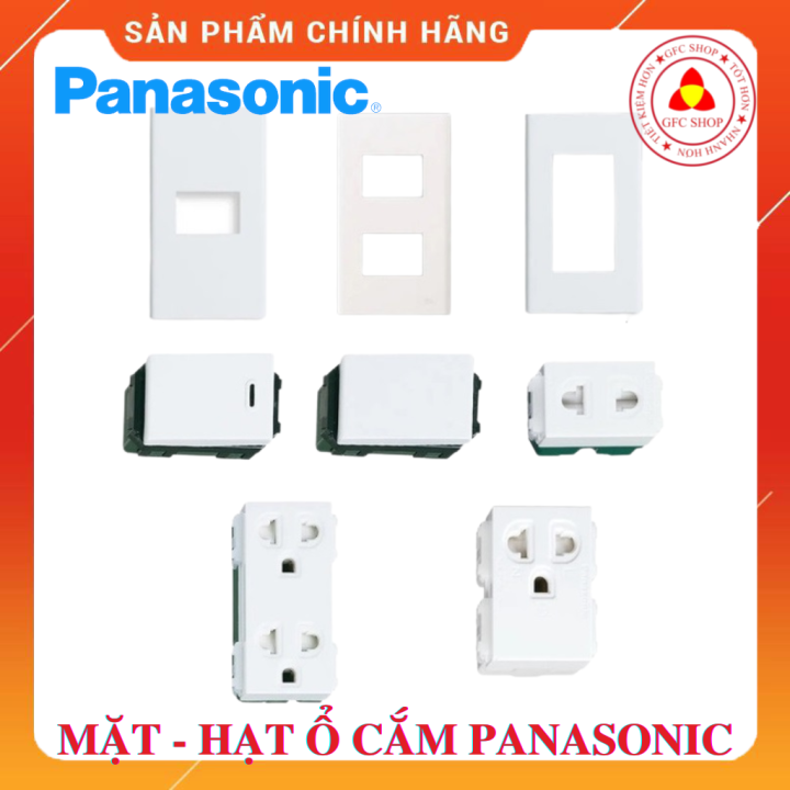Công Tắc Ổ Cắm Panasonic, Ổ Cắm Âm Tường, Mặt 1, 2, 3 Công Tắc Panasonic - Chính hãng | Lazada.vn