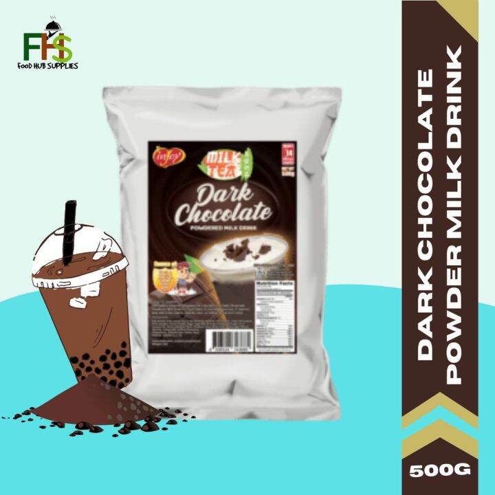 AJDL sellMXNDJEQ Injoy Dark Chocolate Milk Tea Powder 500g | Lazada PH