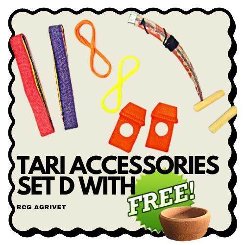 [RCG AGRIVET] TARI / TARE ACCESSORIES SET D with FREE CLAYPOT FEEDER ...