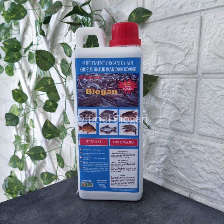 PROBIOTIK BIOGAN SUPLEMEN UNTUK BUDIDAYA IKAN BANDENG DAN UDANG | Lazada Indonesia