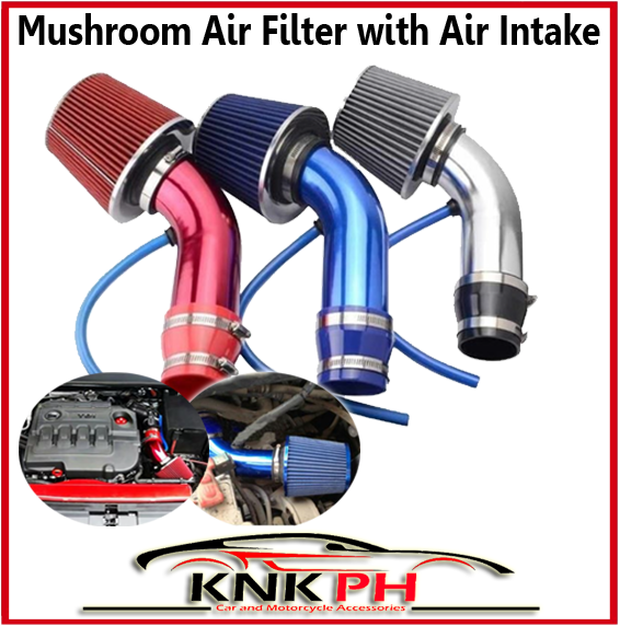 Mushroom Air Filter with Air Intake Pipe High Flow Breather Filter Air ...