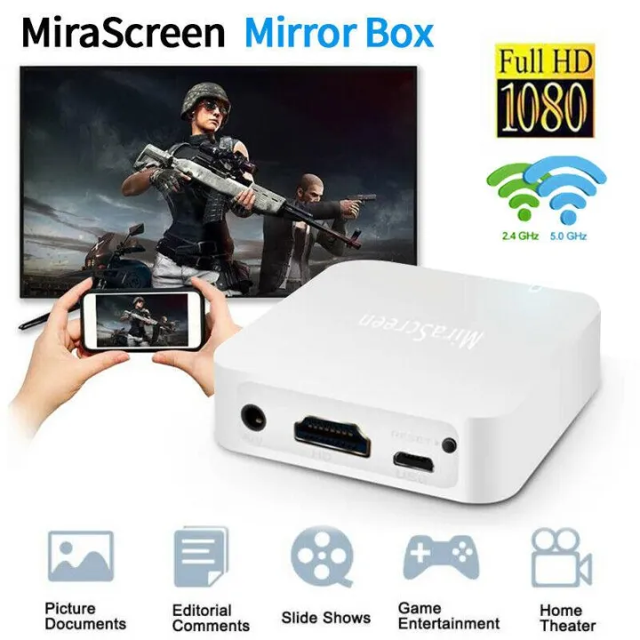MiraScreen X7 Car Multimedia Display Device Dongle WiFi 1080P Mirror ...