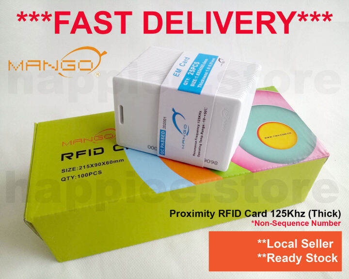 RFID Mango Proximity Cards (100pcs/Thick card) ***NON SEQUENCE NUMBER ...
