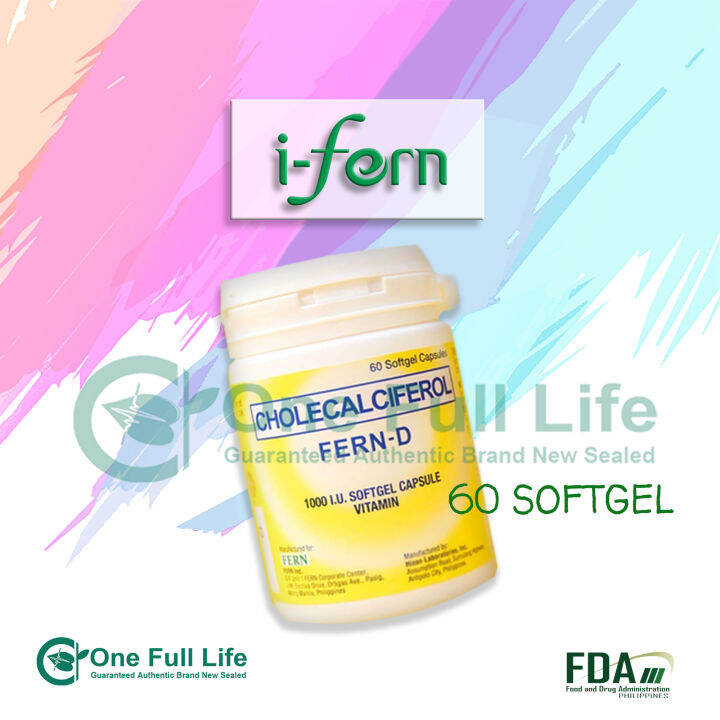 Fern D Vitamin D 60 Capsules 1 BOTTLE | Lazada PH