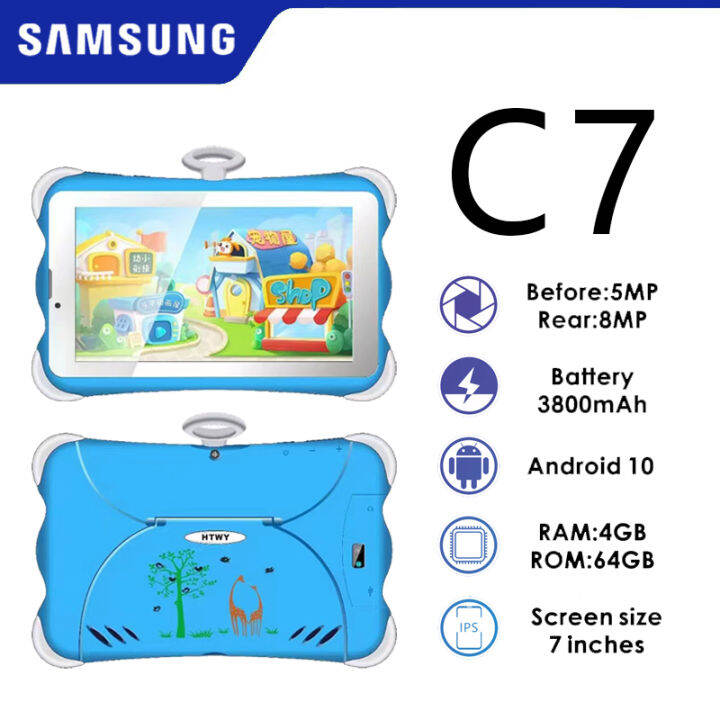 Samsung C6/C7/C8 Tablet for Kids dual card 7Inch Drawing Tablet for ...