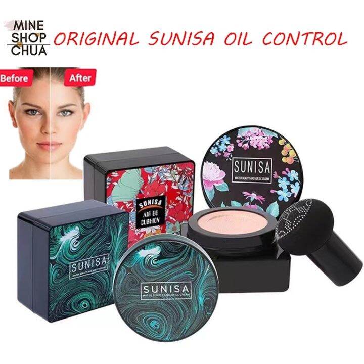 SUNISA Foundation Mushroom Head Air Cushion Waterproof BB Cream Frost ...