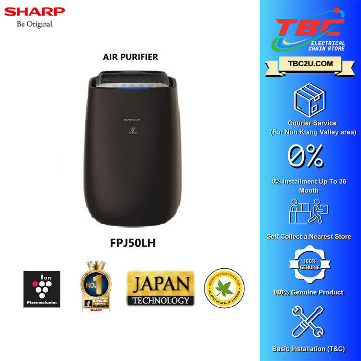 SHARP FPJ50LH / FPJ80LH PLASMACLUSTER TECHNOLOGY AIR PURIFIER | Lazada