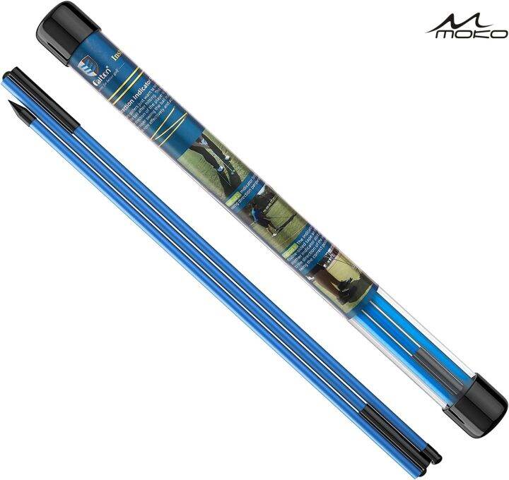 Golf Alignment Stick, 2 Set Golf Alignment Rods, 48" Collapsible ...