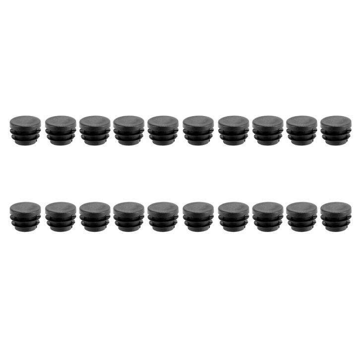 Blanking End Caps Round Tube Insert Cover 19mm Dia 20 Pcs Black | Lazada PH