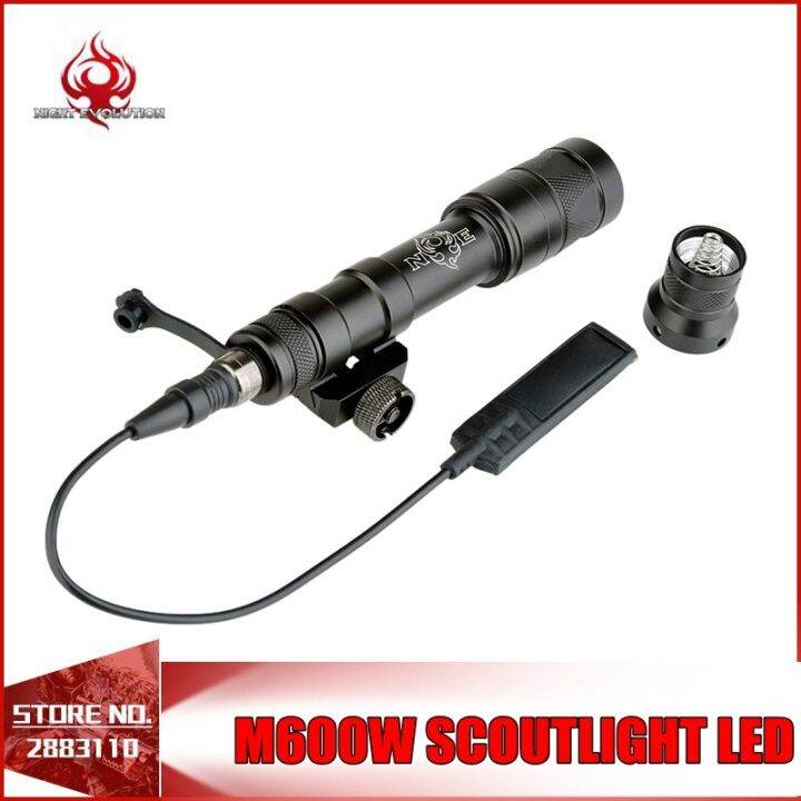 Night Evolution Weapon M600W Tactical Flashlight Weapon Scoutlight LED ...